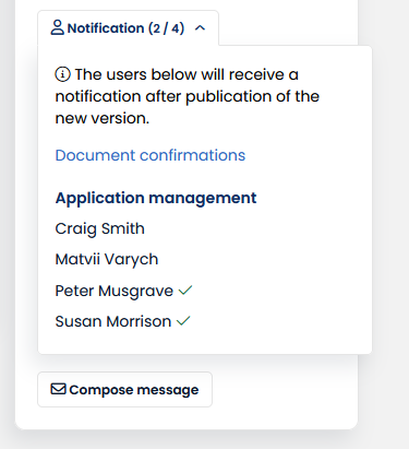 Document Modifications